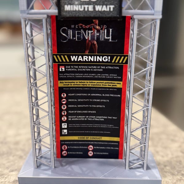 Haunted House Entrance Portal & Wait Time Sign Inspired by HHN ...