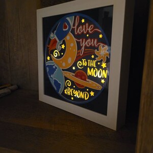 CUSTOMIZABLE 3D Grief Shadow Box Svg for Cricut for - Etsy