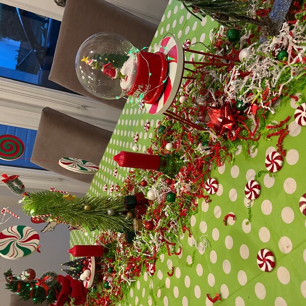 Grinch Six Ft LED Artificial Green Christmas Tree WITH Ornaments ...