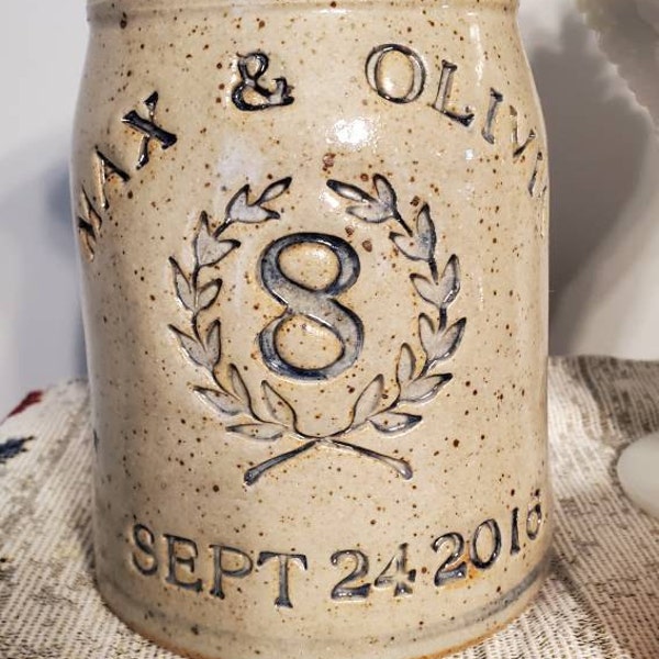 Personalized Wedding and Anniversary Pottery Gifts - Etsy