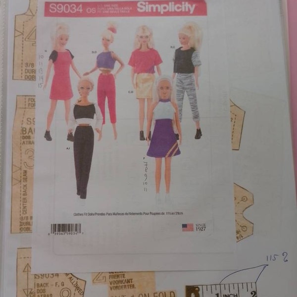 Simplicity 8369 Vintage Pattern Vintage Simplicity Doll Pattern Sewing ...