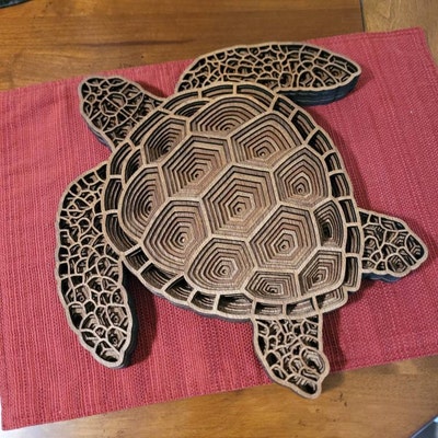 Corps of Engineers Castle Sapper Wood Multi-layered Design, 3D Layered ...