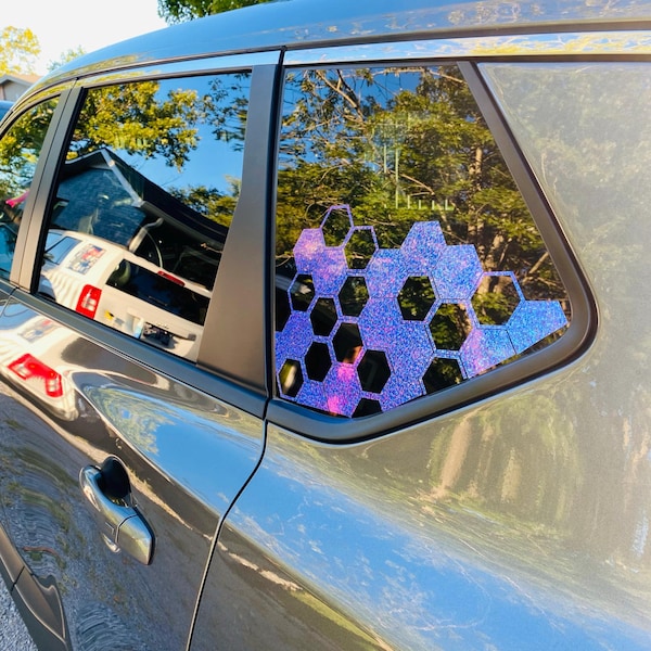 Hexagon / Honeycomb JDM Car Decal Sticker 2 Inch / Hex Side Vehicle ...