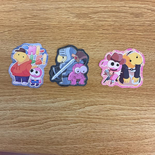 Smiling Friends Stickers - Charlie and Pim - Etsy