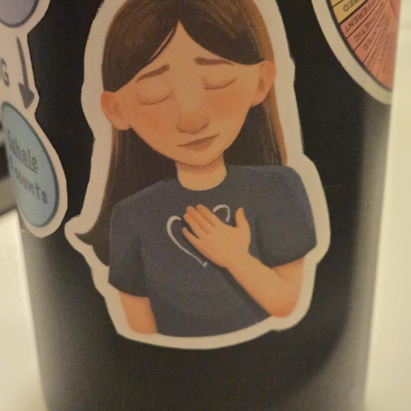 Mental Health Grounding Sticker / “feel the Ground That’s Holding You ...