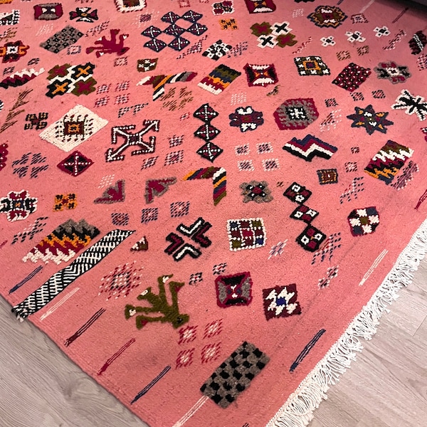 Cream Moroccan Rug, Beni Ourain Rug, Berber Rug, Wool Rug, Rugs for ...