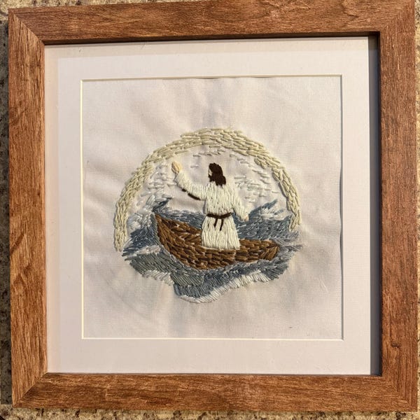 Jesus and Christian-themed Stick and Stitch Embroidery Patterns ...