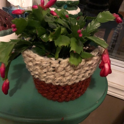 Crochet Planter Pattern DIY Crochet Pattern Chunky Planter - Etsy UK