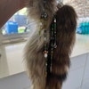 Custom Beaded Tail Keychain for Therians, Furries, Cosplay, Alternative ...