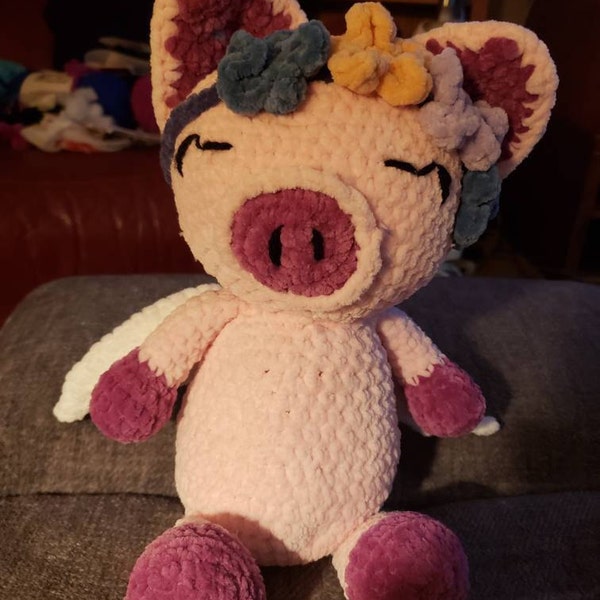 Amigurumi Crochet Pattern - Pippa the Pig Angel (ENGLISH ONLY) - Etsy UK
