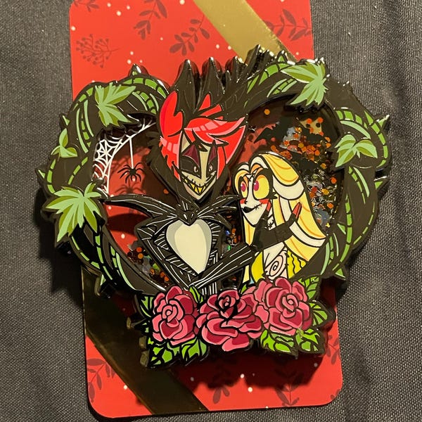 Golden Hour a Hazbin Hotel Radiohusk Enamel Pin - Etsy