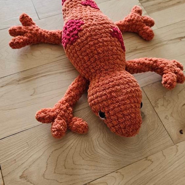 No Sew Liam the Lizard Crochet Pattern, Lizard Crochet, Salamander ...