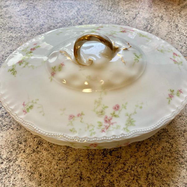 Vintage Lichte Cobalt Blue & Gold Porcelain Tea Service for 2 6 Piece Set Made in GDR East ...