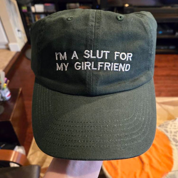 Im A Slut for My Girlfriend Hat Valentines Day for Boyfriend Funny ...