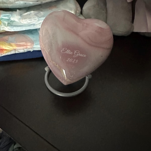 Pink Marble Urn for Ashes, Mini Burial Urn for Human Ashes, Large Urns ...