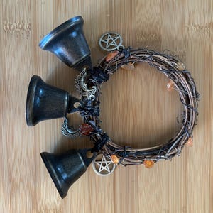 Hand-woven Witch's Bells, Witch's Bells for Door Knob, Protection Bells ...