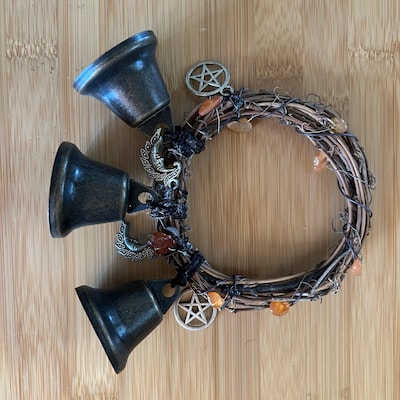 Hand-woven Witch's Bells, Witch's Bells for Door Knob, Protection Bells ...