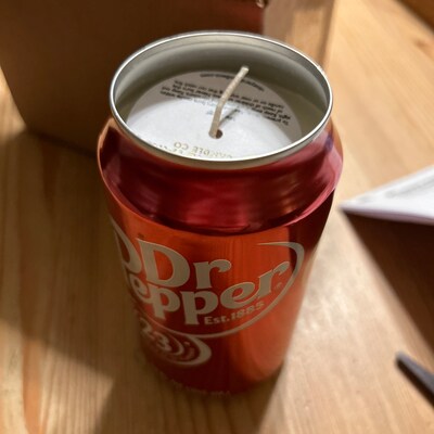 Coke Soy Candle Hand Poured Coca Cola Soda Can Candle Custom Scented ...