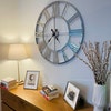 48 Inch Special Edition Metal Large Wall Clock, Rustic Oversized Wall ...