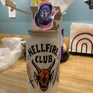 Hello Sydney Ghost Face Scream Horror 16 Oz Frosted Glass Can - Etsy