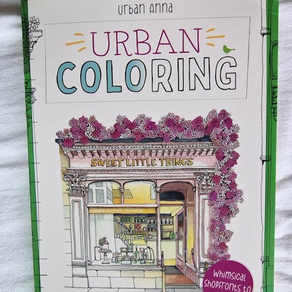 Tiny Shops Collection: Set of 3 Downloadable Coloring Sheets With 18 ...
