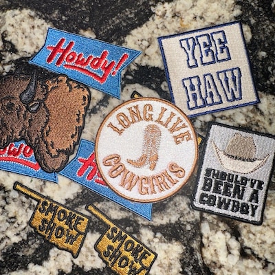 Raise Hell Kid Embroidered Iron-on Patch for Clothing, Hats and Bags ...