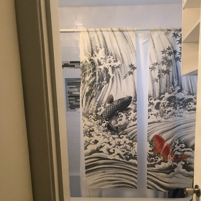 From Japan Noren Tapestry Koi Fish - Etsy