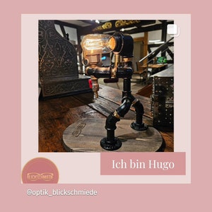 Father's Day Gift ,steampunk Fireman Pipe Robot Night Lamp, Liquor ...