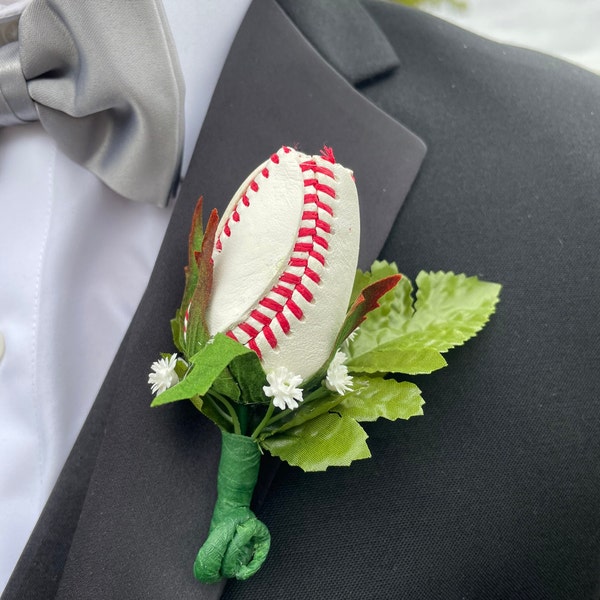 Baseball Rose | Baseball Flower | Baseball Roses | Full Grain Baseball ...