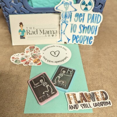 Radiology Sticker Floral Rad Tech Decal X-ray Tech Sticker - Etsy