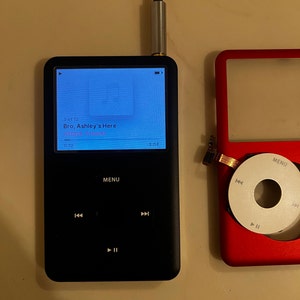 Custom 512GB-2TB Alĺ Blue Ipod Classic 7th Gen 3000mah Battery Optional ...