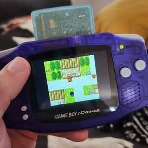 White Game Boy Advance GBA Console With Ips V5 Backlight Backlit LCD ...