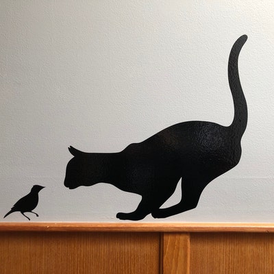 6 Cats Wall Decals in Life Size - Etsy