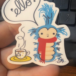 Ello Worm Sticker Labyrinth Inspired Sticker Labyrinth Worm Sticker ...