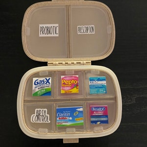 Customizable Compact Pocket Pharmacy - Etsy
