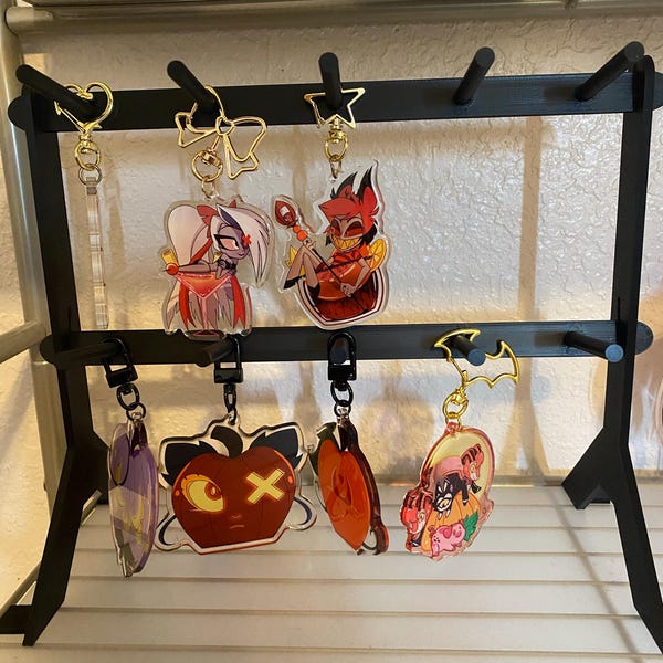 Multi-functional Keychain Stand/keys/rings/bracelets/necklaces + More ...