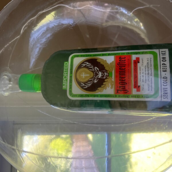 Vintage Jagermeister Bottle Logo Black T-shirt - New Old Stock - Etsy