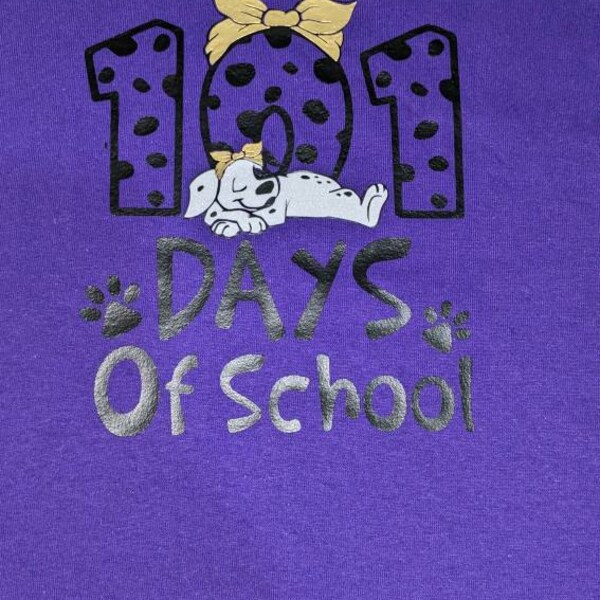 101 Days of School Dalmatian Dog Svg, 101 Days Smarter Svg, 101 Days of ...
