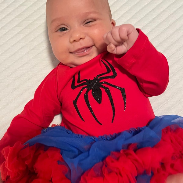 Spiderman, Spider Girl Superhero Halloween Costume Baby Girl Dress ...