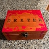 Dexter Blood Splatter Coasters | Glass Coasters | Hand Painted Coasters ...