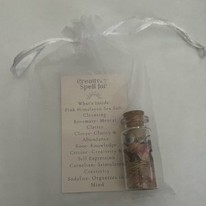 Healing Spell Jars, Spell Bottles, Intention Jars, Intention Bottles ...