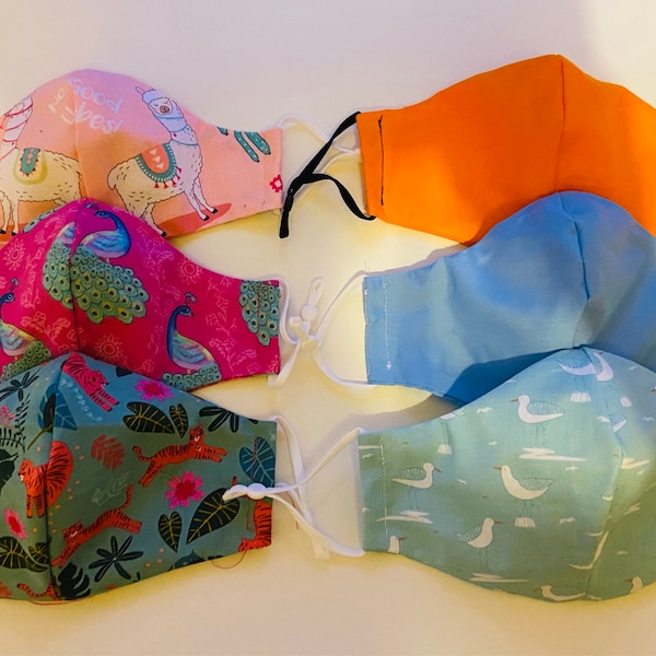 Four Size Face Mask Pattern and Instructions | Large | Medium | Small ...