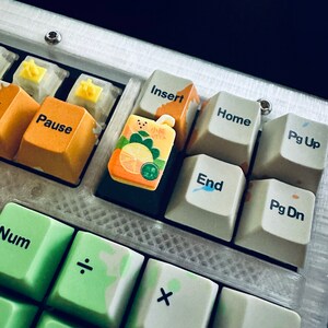 Pig Keycap Kawaii Mechanical Keyboard Clear Pink Piggy Heart - Etsy