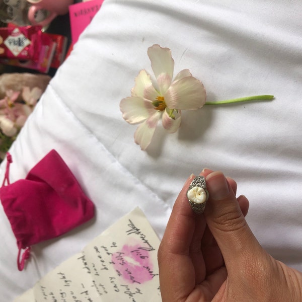 Loose Tooth Rosary Pearl and Human Molar - Etsy