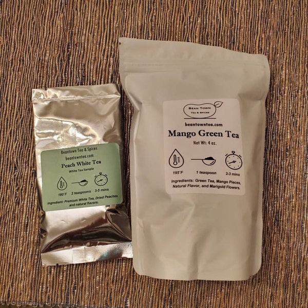 Mango Green Tea. Gourmet Loose Leaf All Natural Green Tea. - Etsy
