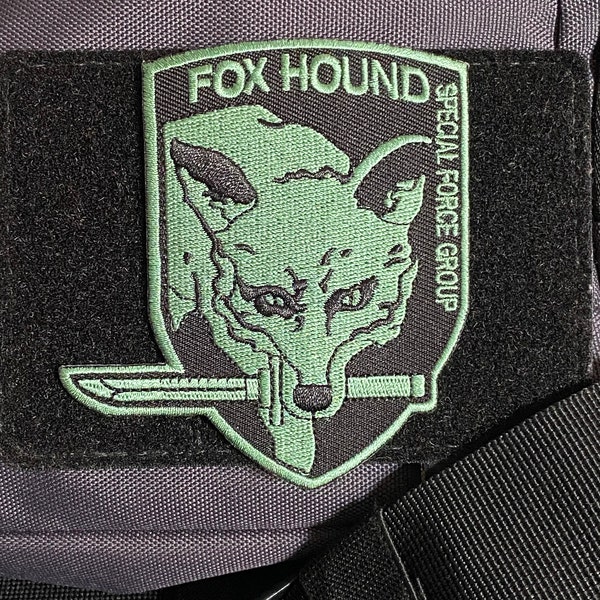 Metal Gear Solid Inspired, OD SWAT "foxhound", Military Airsoft Cosplay Morale Patch - Etsy