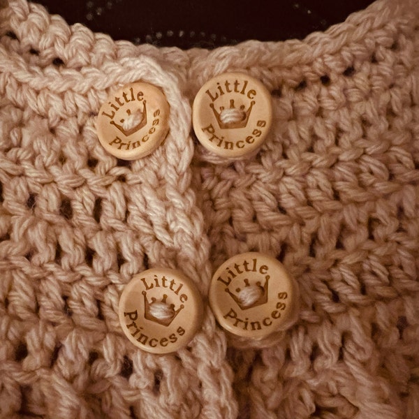 5 X Gold, Pearl and Sparkle Metal Buttons – 2 Sizes 18mm, 25mm, Shank ...