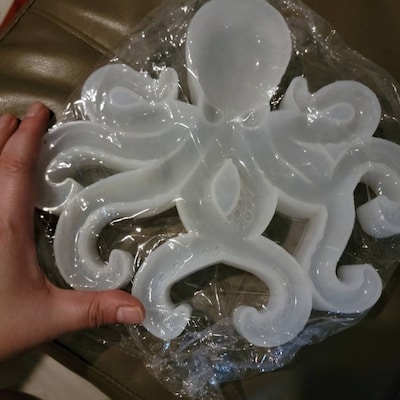 Large Silicone Octopus Mold-jellyfish Resin Mold-epoxy Resin Marine ...