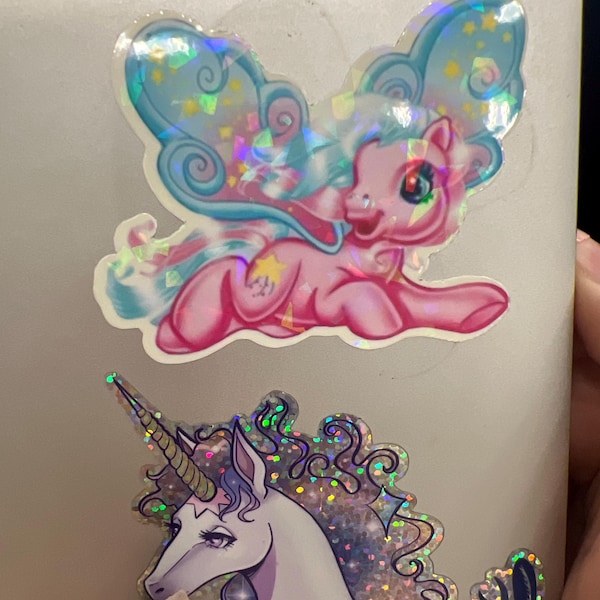 G3 Holographic My Little Pony Inspired Stickers! *YOU CHOOSE #3* - Etsy