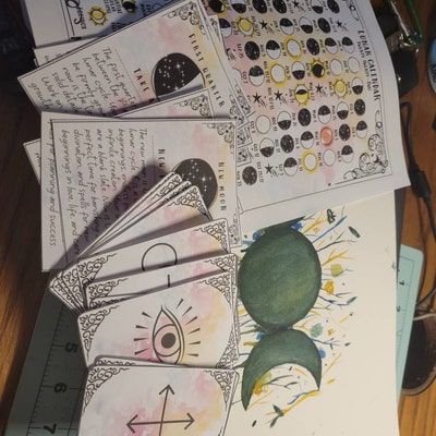 Recipe Cards Spell Cards Ritual Cards Mystic Smoke - Etsy